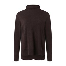 Strickpullover Maerz Muenchen "Maerz Muenchen 324500 Strickpullover Damen Bekleidung", Damen, Gr. 40, braun (dunkelbraun), 100% Wolle, Pullover Strickpullover