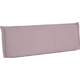 R&uuml;ckenkissen Paidi "Cord in verschiedenen Ausf&uuml;hrungen, Relaxkissen, 90/120/140 cm Breite", rosa (misty rose), B:10cm H:40cm L:121cm, Polyester, Funktionskissen, R&uuml;ckenlehne f&uuml;r Bett und Sofa, abnehmbarer und waschbarer Bezug