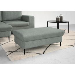 Sitzhocker DOMO collection "Modica", gr&uuml;n (mint), B:99cm H:42cm T:65cm, Hocker, Sitzhocker, Auch in Cord, Fu&szlig;h&ouml;he passend f&uuml;r g&auml;ngige Saugroboter