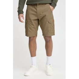 Cargoshorts Blend "BHCrixus", Herren, Gr. M, US-Gr&ouml;&szlig;en, grau (lead gray), Web, 100% Baumwolle, unifarben, regular fit kurz, Hosen, Stilvolle Cargo Shorts mit Taschen