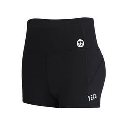 Shorts YEAZ "Shorts XOXO", Damen, Gr. L, US, schwarz, Obermaterial: 80% Nylon NY. 20% Elasthan EL., Hosen Shorts
