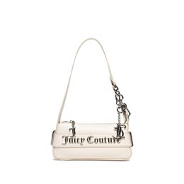 Schultertasche Juicy Couture "JASMINE SMALL HOBO BAG Damen", Damen, Gr. B/H/T: 5cm x 10cm onesize, wei&szlig; (marshmallow), Polyurethan, Taschen Schultertasche, Schultertasche Damen, Abendtasche, Handtasche, Fashion, Lifestyle