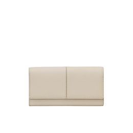 Marc O'Polo Geldb&ouml;rse MARC O'POLO "aus fein genarbtem Rindleder", Damen, grau silk, Leder, unifarben, Kleinlederwaren