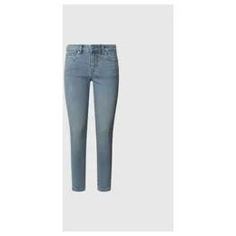 Skinny-fit-Jeans Pepe Jeans "SKINNY JEANS LW", Damen, Gr. 30, L&auml;nge 32, blau (light blau used), Denim/Jeans, Obermaterial: 92% Baumwolle, 6% Polyester, 2% Elasthan, skinny fit lang, Jeans, Low Waist
