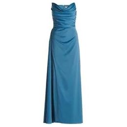 Abendkleid Vera Mont "Damen figurbetont", Damen, Gr. 38, Normalgr&ouml;&szlig;en, rot (shiny blaustone), Satin, Obermaterial: 97% Polyester, 3% Elasthan. Futter: 100% Polyester, figurbetont lang, Kleider Abendkleid, Schluppe