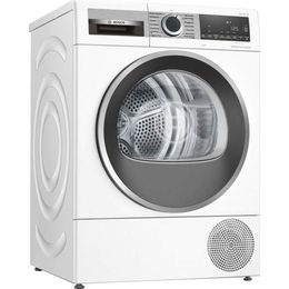 Bosch W&auml;rmepumpentrockner "WQG235D00", Energieeffizienz: C (A-G), wei&szlig;, B:59,8cm H:84,2cm T:61,3cm, Trockner, Selbstreinigender Kondensator, Halbe Beladung, Reversierende Trommel