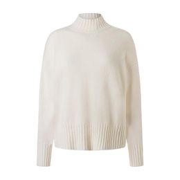 Strickpullover Maerz Muenchen "Maerz Muenchen 310500 Strickpullover Damen Bekleidung", Damen, Gr. 46, wei&szlig;, 100% Schurwolle, Pullover Strickpullover