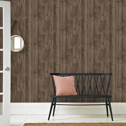 Vliestapete EASY DECOR "Luxus Holz Effekt", braun, B:0,52m L:10m, Vlies, Tapeten, Design Tapeten