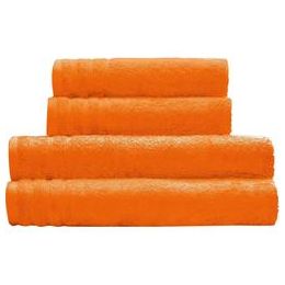 Handt&uuml;cher Kleine Wolke "Royal, 1 St&uuml;ck (50/100 cm)", orange (mandarin), B:50cm L:100cm, Frottier, Baumwolle, Handt&uuml;cher, Uni Farben, mit Bord&uuml;re, weich, auch in verschiedenen Sets erh&auml;ltlich