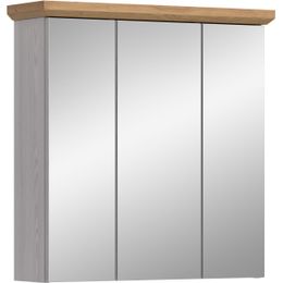 Spiegelschrank Welltime "COSENZA", sibiu l&auml;rche nb, B:69cm H:71cm T:21cm, FSC-zertifizierter Holzwerkstoff, Schr&auml;nke, Spiegelschrank, Spiegelschrank, Spiegel, Bad, Badezimmer