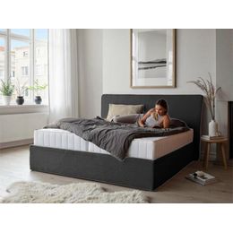 Polsterbett Collection AB "Romo erh&auml;ltlich in der Breite 180x200cm", anthrazit, B:202cm H:116cm L:215cm, Betten, Polsterbett, 3 Varianten: Rahmen, Lattenrost oder Komplett-Set mit King-Matratze