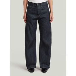 G-Star Raw Regular-fit-Jeans G-STAR "Contor Barrel Wide Jeans", Damen, Gr. 24, L&auml;nge 32, schwarz (rinsed), Obermaterial: 100% Baumwolle, Jeans