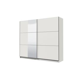 Schwebet&uuml;renschrank Inosign "Sierra Kleiderschrank mit Spiegel W&auml;scheschrank Garderobe", opaque wei&szlig;, B:236,5cm H:210cm T:62,5cm, Holzwerkstoff, Schr&auml;nke, Schwebet&uuml;renschrank, Topseller INKLUSIVE Inneneinteilung, FSC-Zertifiziert, OTTOs Choice