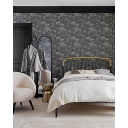 Vliestapete next "Blatt", blau, H:10m L:10m, Vlies, Tapeten, Design Tapeten