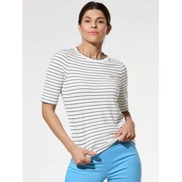 Walbusch Ringelshirt Wellenband