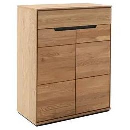 Schuhschrank MCA LIVING "Araya Kommode,Schubladenkommode,Flurkommode,Breite 79 cm", eichenfarben, B:79cm H:101cm T:45cm, Holzwerkstoff, Massivholz, Schr&auml;nke, Schuhschrank, Schubkasten,T&uuml;ren ged&auml;mpft,2 Einlegb&ouml;den,FSC-Mix,Made in Europe