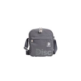 Schultertasche DISCOVERY "Commuter", Damen, Gr. B/H/T: 18cm x 21cm x 5,5cm, dunkelgrau, unifarben, Taschen Schultertasche, mit Antikratz-Futter