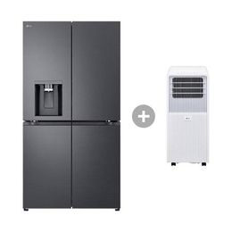 MultiDoor K&uuml;hlschrank (EEK C, 645L, 179.2 cm hoch) GMF961EV6C & Mobile Klimaanlage GMF961EV6C.TF09001
