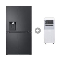 MultiDoor K&uuml;hlschrank (EEK E ,641L, 179,2 cm hoch) GML960EVBE & Mobile Klimaanlage GML960EVBE.TF09001