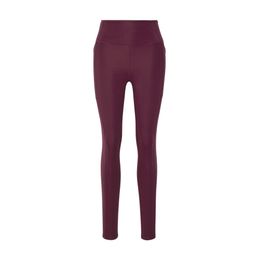 Chinohose "Girlfriend Collective Trousers High-rise", Damen, Gr. M, Normalgr&ouml;&szlig;en, plum, Obermaterial: 79% Polyester, 21% Elasthan, Girlfriend Collective, Hosen Chinohose
