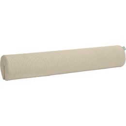 Nackenkissen Paidi "Cord in verschiedenen Ausf&uuml;hrungen, Polyester, 85/115x20 cm", vanilla ice, L:115cm &Oslash;:20cm, Polyester, Funktionskissen, Aufsteckkissen, abnehmbarer und waschbarer Bezug, R&uuml;ckenkissen