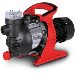 Gartenpumpe Scheppach "GP1400JET", schwarz (schwarz, rot), B:240cm H:270cm L:460cm, Pumpen