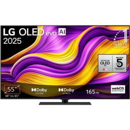 LG OLED-Fernseher "OLED5G59LS", Energieeffizienz: E (A-G), schwarz, 55, Fernseher, Topseller