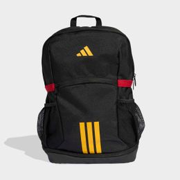 Rucksack adidas Performance "YOUTH TIRO BP", schwarz, collegiate gold, power rot, Rucks&auml;cke, Kinder, Obermaterial: 100% Polyester, Rucksack