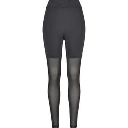 Leggings Urban Classics "Urban Classics Damen", Damen, Gr. 5XL, US-Gr&ouml;&szlig;en, schwarz, 80% Polyamid, 20% Elasthan, unifarben, slim fit, Hosen Leggings