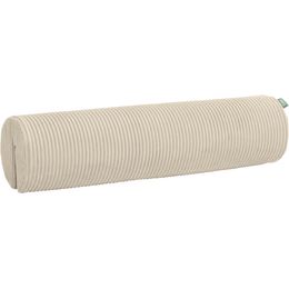 Nackenkissen Paidi "Cord in verschiedenen Ausf&uuml;hrungen, Polyester, 85/115x20 cm", vanilla ice, L:85cm &Oslash;:20cm, Polyester, Funktionskissen, Aufsteckkissen, abnehmbarer und waschbarer Bezug, R&uuml;ckenkissen
