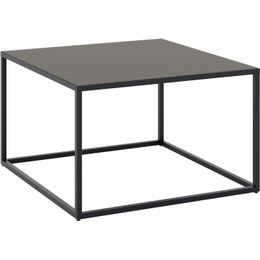 Couchtisch "Reno", graphit schwarz, glas anthrazit glanz, graphit schwarz, glas anthrazit glanz, B:80cm H:45cm T:80cm, SET ONE BY Musterring, Tische, Couchtisch, Ma&szlig;e (BxHxT in cm) 80 x 45 x 80