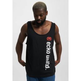 Muskelshirt Ecko Unltd. "Ecko Unltd. Ecko Unltd. 2Face Tanktop", Herren, Gr. M, schwarz, 100% Baumwolle, bedruckt, loose fit, Rundhals, Shirts