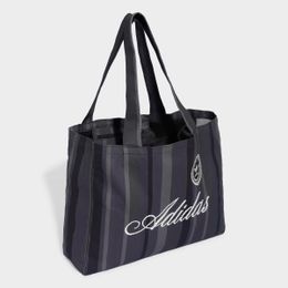 Sporttasche adidas originals "CANVAS", grau six, schwarz, Obermaterial: 80% Polyamid, 20% Elasthan, Taschen Sporttasche