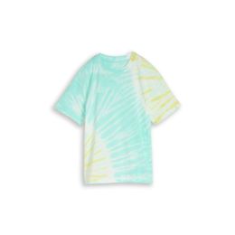 Tom Tailor Jungen Oversize Tie-Dye T-Shirt, blau, Farbverlauf, Gr. 152