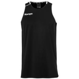 Sporttop Kempa "TankTop PLAYER Kids", M&auml;dchen, Gr. 116, schwarz (schwarz, wei&szlig;), Obermaterial: 100% Polyester PES., Tops Sporttop