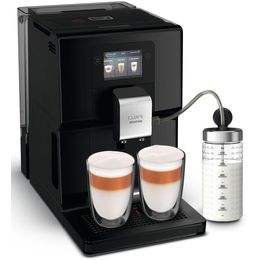 Krups Kaffeevollautomat "EA8738 Intuition Preference", schwarz, B:28,7cm H:47,6cm T:38,1cm, Kaffeevollautomaten, inkl. Milchbeh&auml;lter, intuitives Lichtsystem, 11 Getr&auml;nke, OTC-System, Kaffeevollautomat, Topseller