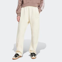 Sporthose adidas originals "OVERSIZED 3-STREIFEN", Damen, Gr. L, N-Gr, wei&szlig; (cream wei&szlig;, normal, gr.), Obermaterial: 53% Baumwolle, 47% Polyester, Hosen Sporthose