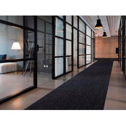 L&auml;ufer "MAGNUM, Made in Belgium", grau (anthrazit), B:200cm H:10,5mm L:1.100cm, Polypropylen (PP), PRIMAFLOR-IDEEN IN TEXTIL, Teppiche, Schmutzfangl&auml;ufer, Schmutzfangl&auml;ufer, Schmutzfangteppich, Schmutzmatte, rutschhemmend