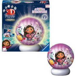 Puzzleball Ravensburger "Nachtlicht Gabby's Dollhouse", bunt, Puzzles, KinderB:13cm H:15,9cm T:13cm, Kunststoff, Motiv, beleuchtet, B:13cm H:15,9cm T:13cm
