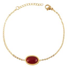 Adelia&acute;s Armband ADELIA&acute;S "Damen Armband aus Edelstahl 16 cm", gold, Armb&auml;nder, Damen, 16cm, Edelstahl, Armband, Geschenkidee: zeitlos und vielseitig