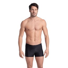 Badehose arena, Herren, Gr. 6L, N-Gr, schwarz-wei&szlig; (schwarz, wei&szlig;), Obermaterial: 80% Polyamid, 20% Elasthan, Badehosen Badehose
