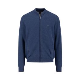 Strickpullover Fynch-Hatton, Herren, Gr. 3XL, night, Strick, Obermaterial: 100% Baumwolle, unifarben, regular fit taillenbedeckt, Rippb&uuml;ndchen, Pullover Strickpullover, mit Logo Stickerei