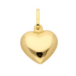 Adelia&acute;s Kettenanh&auml;nger ADELIA&acute;S "585 Gold Anh&auml;nger Herz", gold, Schmuckanh&auml;nger, Damen, Gold, Kettenanh&auml;nger, 585 Gold Goldschmuck f&uuml;r Damen