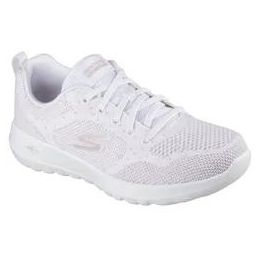 Sneaker Skechers "GO WALK JOY-VIOLET", Damen, Gr. 35, rosa (wei&szlig;, ros&eacute;goldfarben), Textil, meliert, Schuhe Sneaker, Trainingsschuh, Schn&uuml;rschuh mit Goga Mat Technologie