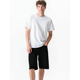 Shorts TEESHOPPEN "TEESHOPPEN Shorts Denim shorts", Herren, Gr. 29, Normalgr&ouml;&szlig;en, schwarz, Obermaterial: 100% Baumwolle, Hosen Shorts