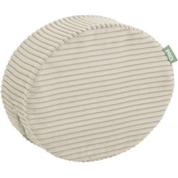 R&uuml;ckenkissen Paidi "Cord in verschiedenen Farben, weiches Aufsteckkissen", vanilla ice, B:12cm H:28cm L:35cm, Polyester, Funktionskissen, Bettkantenschutz, abnehmbarer und waschbarer Bezug