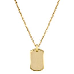 Adelia&acute;s Kette ohne Anh&auml;nger ADELIA&acute;S "Unisex Halskette mit Anh&auml;nger &ndash; aus Edelstahl", gold, Halsketten, Damen, 61cm, Edelstahl, Eine sch&ouml;ne Geschenkidee f&uuml;r jeden Anlass