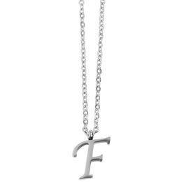 Adelia&acute;s Kette ohne Anh&auml;nger ADELIA&acute;S "Unisex Halskette mit Anh&auml;nger &ndash; Buchstabe S aus Edelstahl", silber, Halsketten, Damen, 48cm, Edelstahl, Zum Verschenken &ndash; ideal zum Muttertag