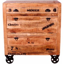 Schuhschrank Sit "Rustic", beige (natur), B:85cm H:90cm T:40cm, Massivholz, Recyceltes Altholz, Schr&auml;nke, Schuhschrank, im Factory Design, Breite 82 cm, Shabby Chic, Vintage