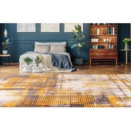 Teppich Arte Espina "Saphira 800", gelb, B:80cm H:6mm L:150cm, Polyester, Teppiche, Teppich